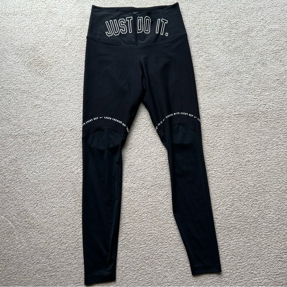 Nike | Pants & Jumpsuits | Nike Dri Fit Less Plastic Highwaisted ...